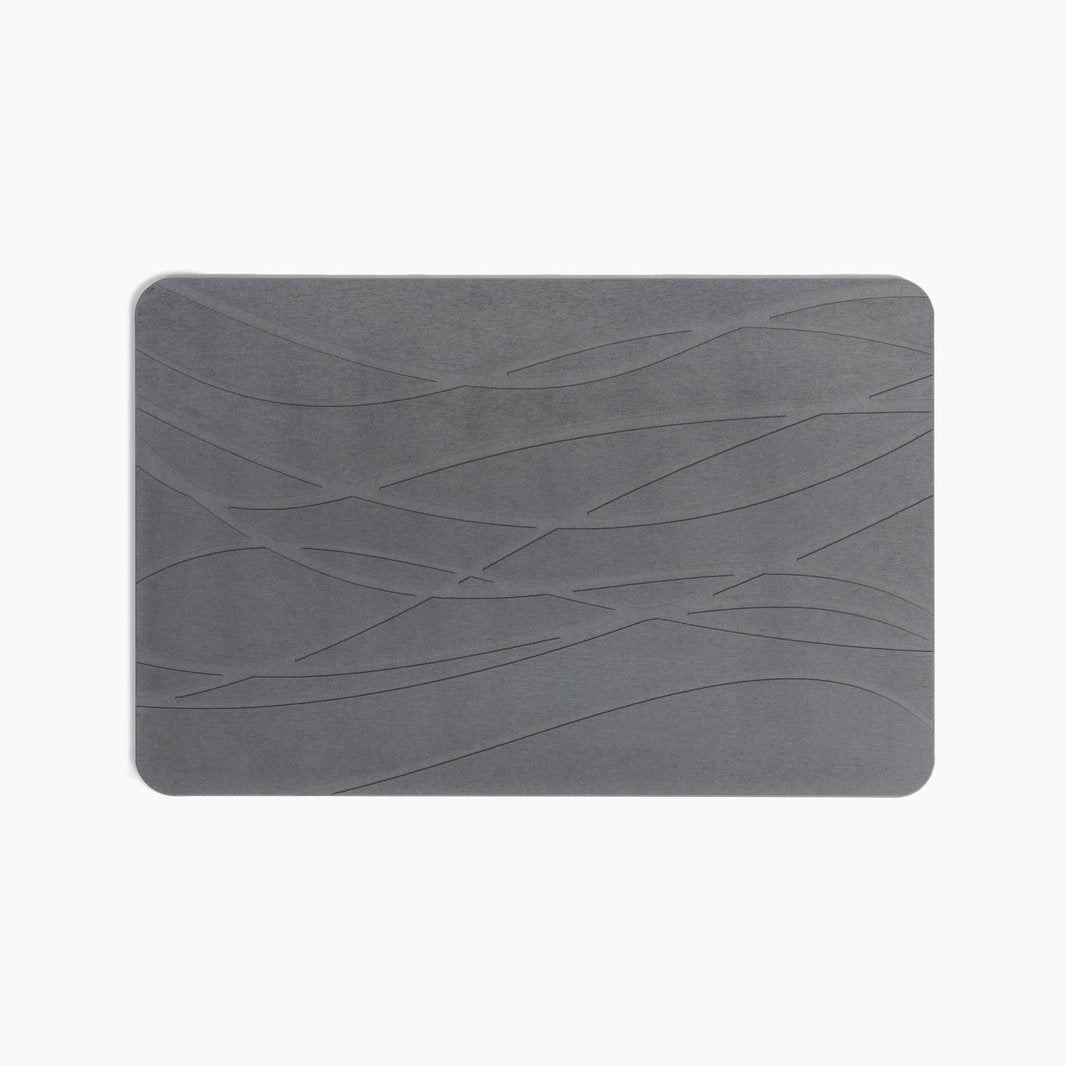 Diatomaceous Earth Stone Bath Mat - Graphite Grey – MONDANO™