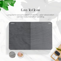 Diatomaceous Earth Stone Bath Mat - Graphite Grey – MONDANO™