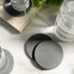 Diatomaceous Earth Stone Coaster Set Carbon Grey - 4pk – MONDANO™